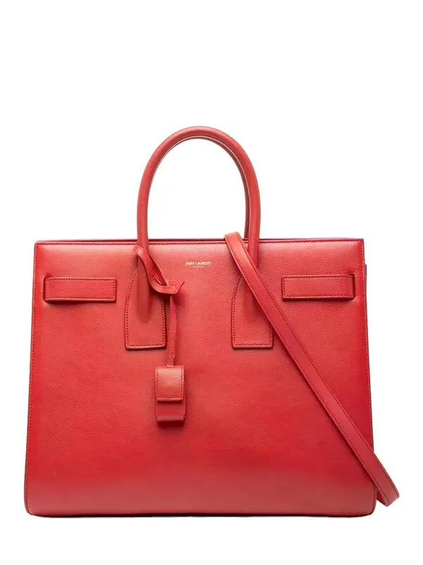 Saint Laurent 2014 Sac De Jour Satchel - Red