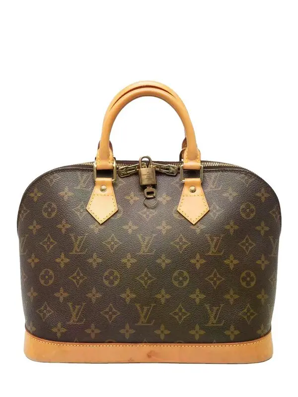 LOUIS VUITTON 1998 Monogram Alma Pm Handbag - Brown