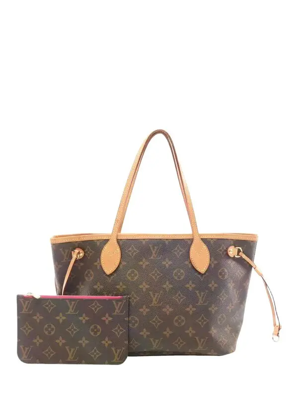 LOUIS VUITTON 2010-2025 Monogram Neverfull Pm Tote Bag - Brown