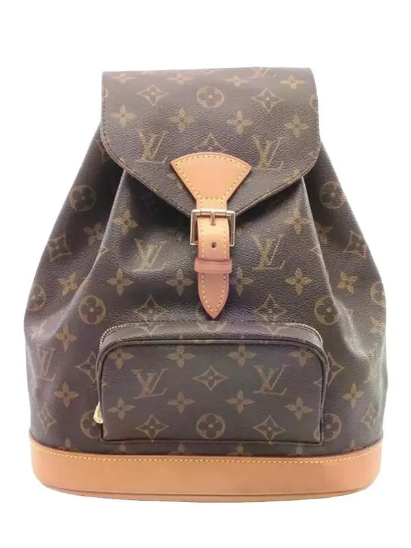 LOUIS VUITTON 2003 Monogram Montsouris Mm Backpack - Brown