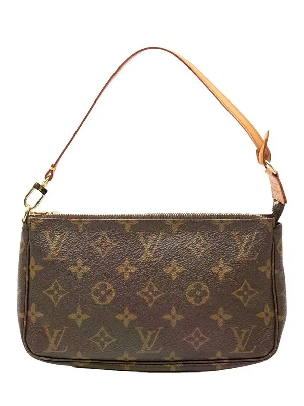 LOUIS VUITTON 2001 Monogram Pochette Accessoires - Brown