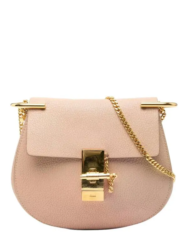 Chloé 2016 Mini Leather Drew Crossbody Bag - Pink