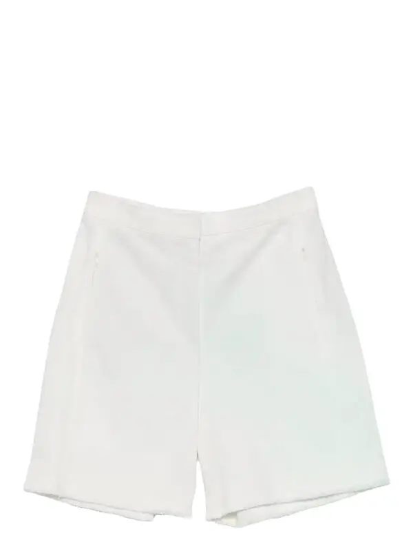 Akris Frayed Hem Shorts - White