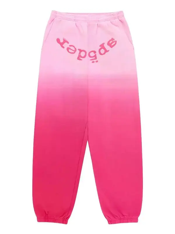 SP5DER Ombre-effect Track Pants - Pink