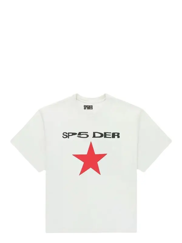 SP5DER Five Point T-shirt - White