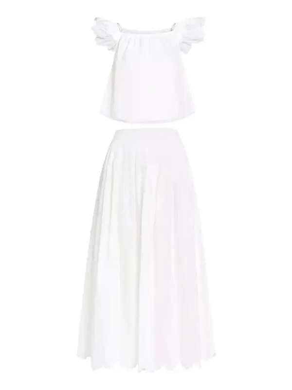 LES VACANCES D'IRINA The Little Wings Skirt Set - White