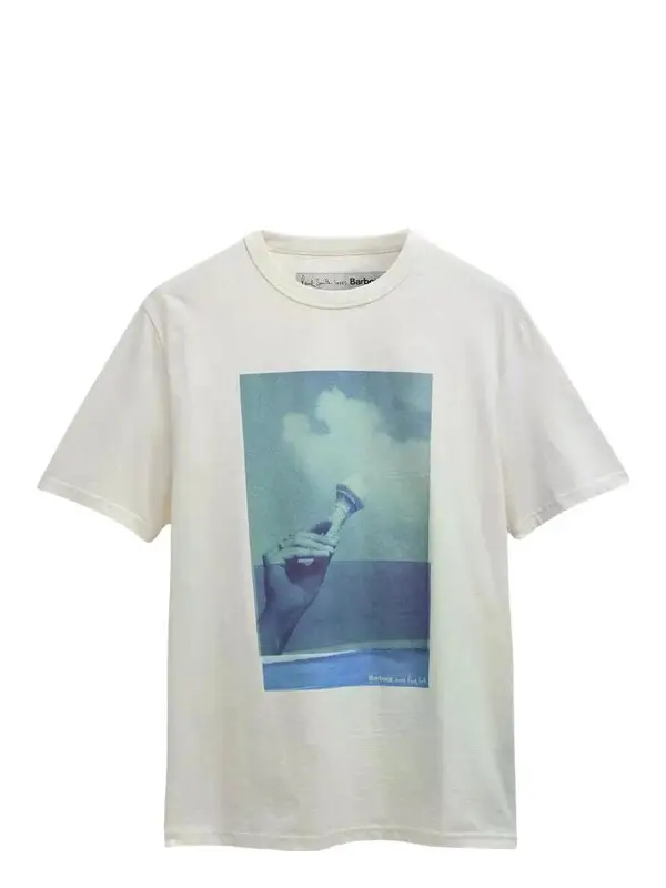 Barbour X Paul Smith Graphic-print T-shirt - Neutrals