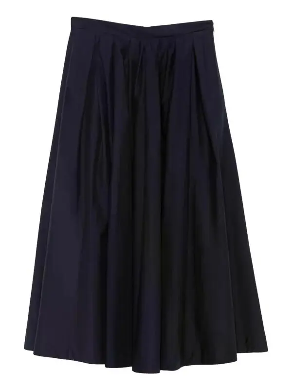 ROBERTO COLLINA Pleated Skirt - Blue