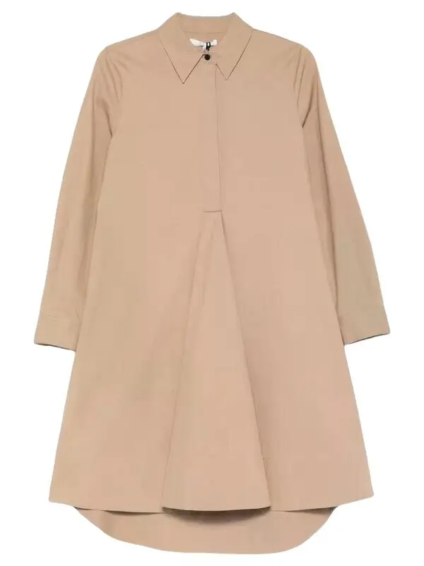 Co Polo-collar Dress - Neutrals