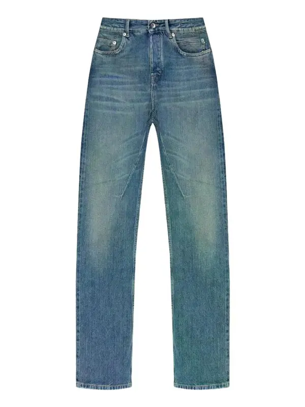 Rick Owens Cut Belt-loop Jeans - Blue
