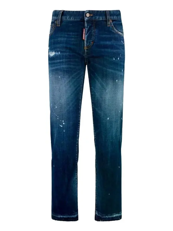 Dsquared2 Belt-loop Distressed Jeans - Blue