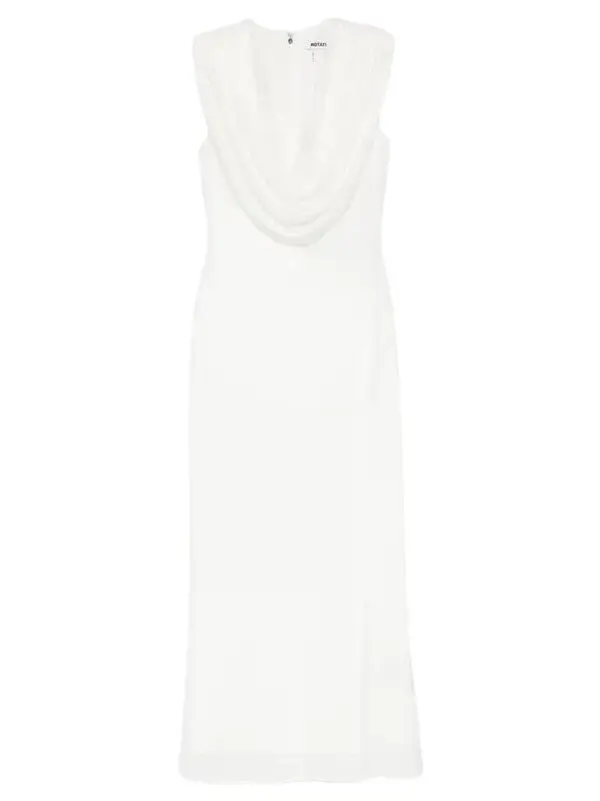 ROTATE BY BIRGER CHRISTENSEN Cowl-neck Maxi Dress - White