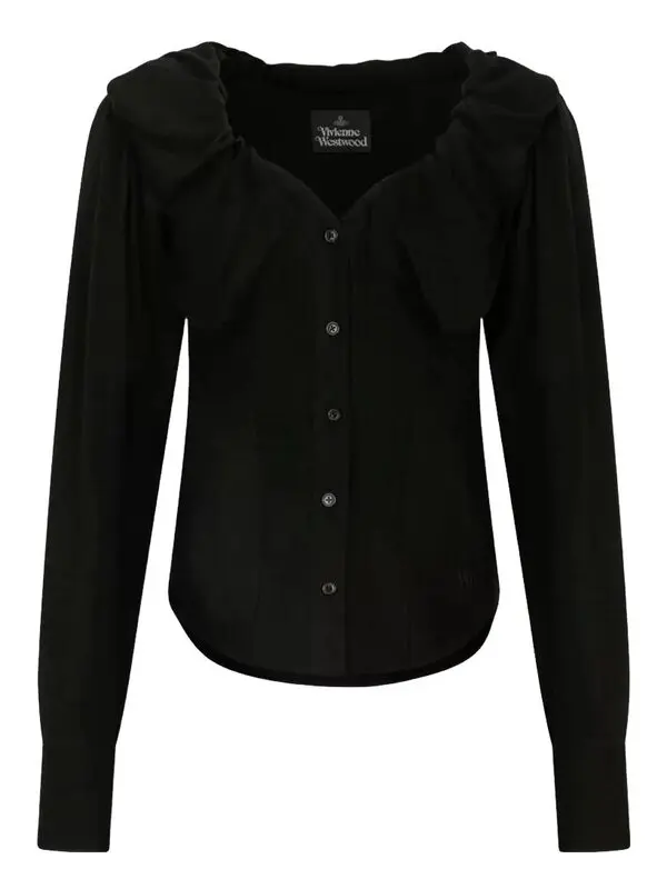 VIVIENNE WESTWOOD Kendall Ruffled Shirt - Black