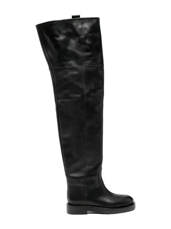 Paris Texas Nappa Over-the-knee Boots - Black