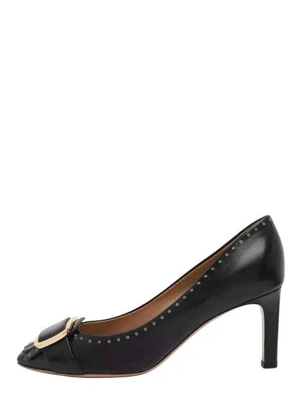 FERRAGAMO Stud-embellished Pumps - Black