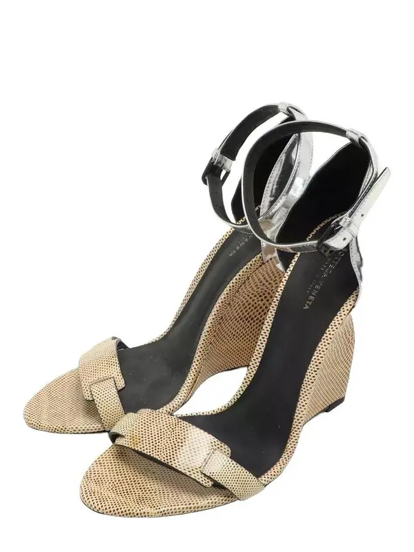 Bottega Veneta Leather Sandals - Neutrals