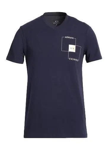 Armani Exchange T-shirt Size Cotton, Elastane - Navy