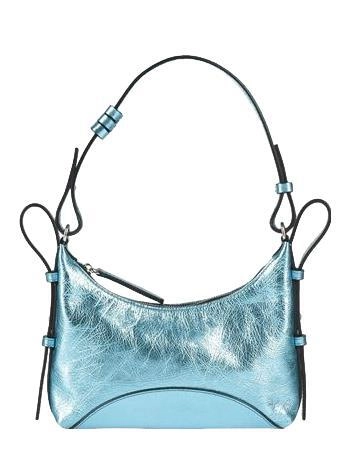 ZANELLATO Light Leather Hobo Bag - Light Blue
