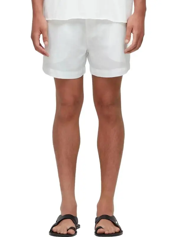OSKLEN Britt Linen Shorts - White