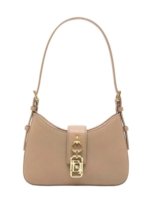 Elisabetta Franchi Logo-charm Tote Bag - Neutrals