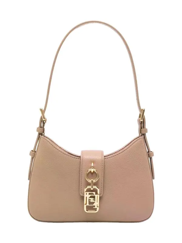 Elisabetta Franchi Logo-charm Tote Bag - Neutrals