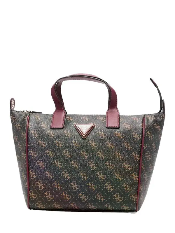 Guess Logo-pattern Tote Bag - Brown