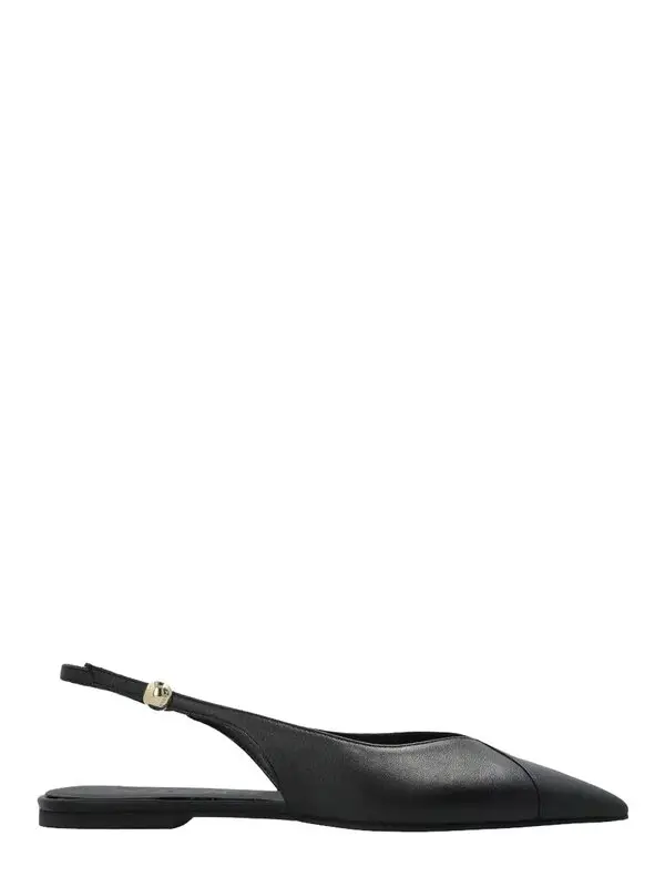 Furla Sfera Slingback Leather Pumps - Black