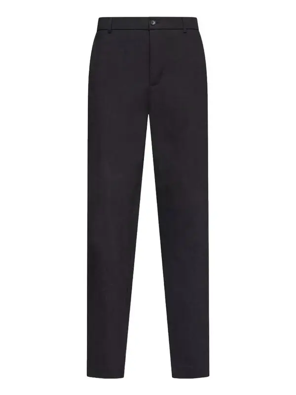 Moncler Technical Linen Trousers - Blue