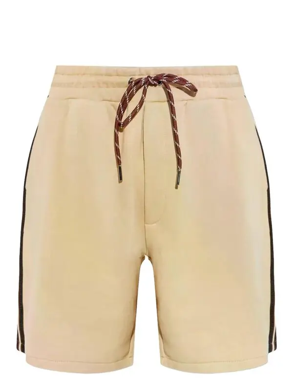 Moncler Drawstring Cotton Shorts - Neutrals
