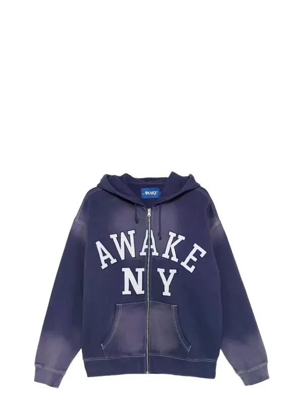AWAKE NY Collegiate Arch Hooded Sweatshirt - Blue