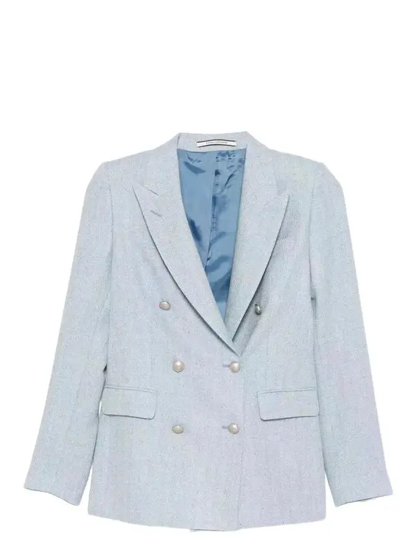 Tagliatore Double-breasted Blazer - Blue