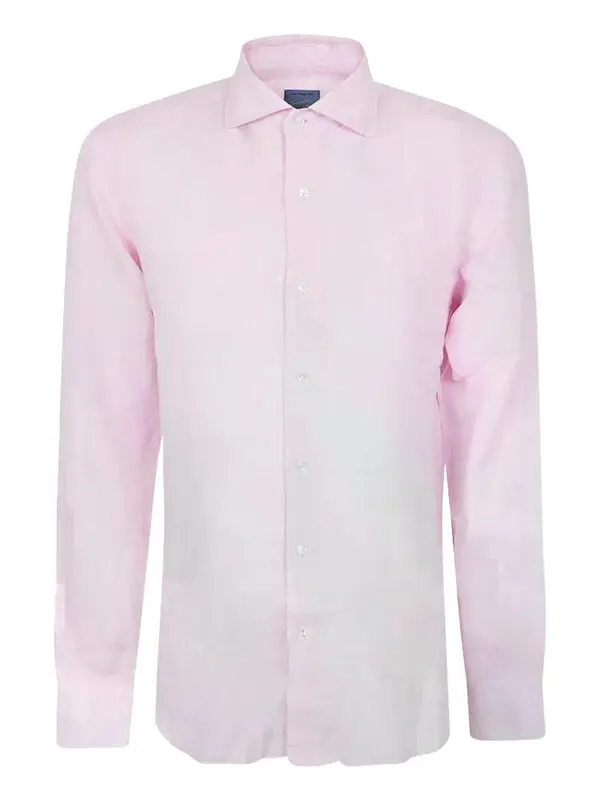 BARBA NAPOLI Linen Shirt - Pink