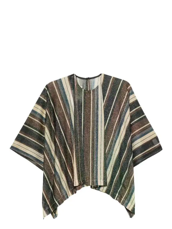 SIYU Zoe Striped-pattern Kaftan - Brown