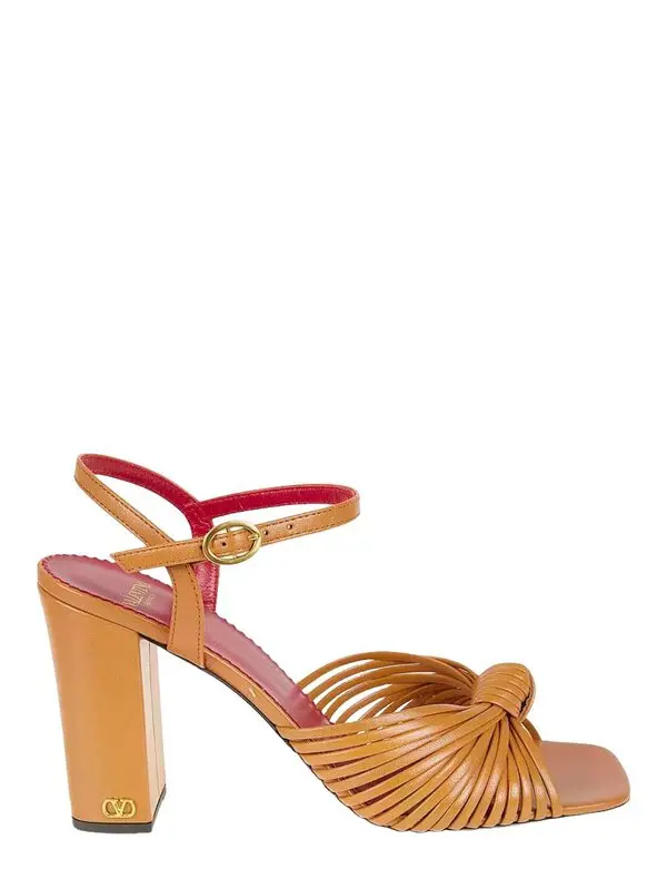 Valentino Garavani Annet Heeled Sandals - Brown