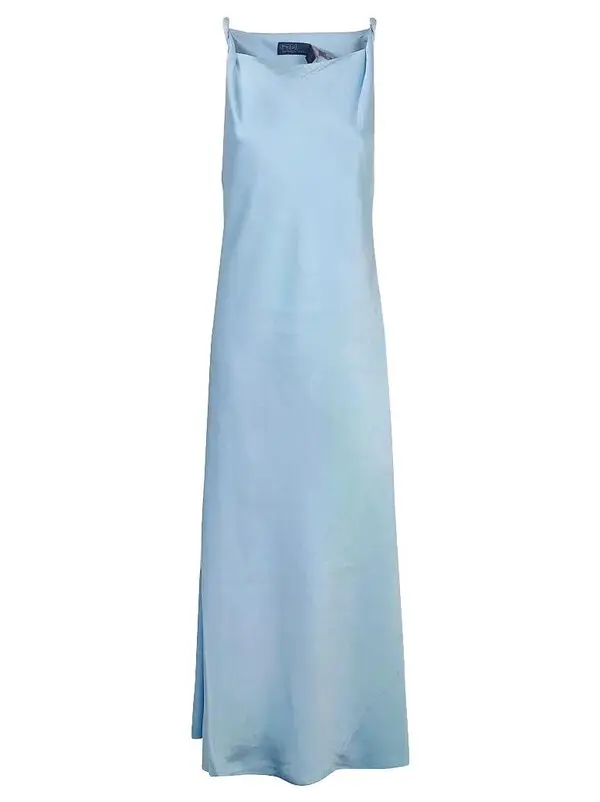 Polo Ralph Lauren Twisted-strap Maxi Dress - Blue