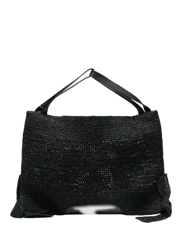 Hereu Cador Knotted Tote Bag - Black