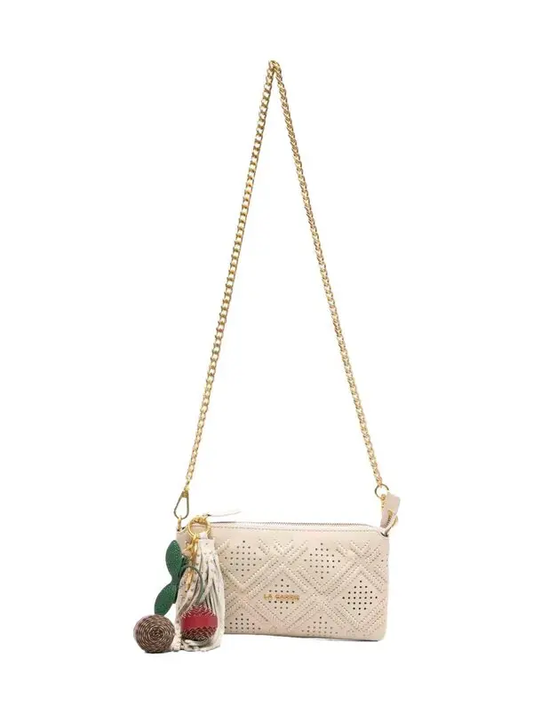 LA CARRIE Cherry-charm Cross Body Bag - Neutrals