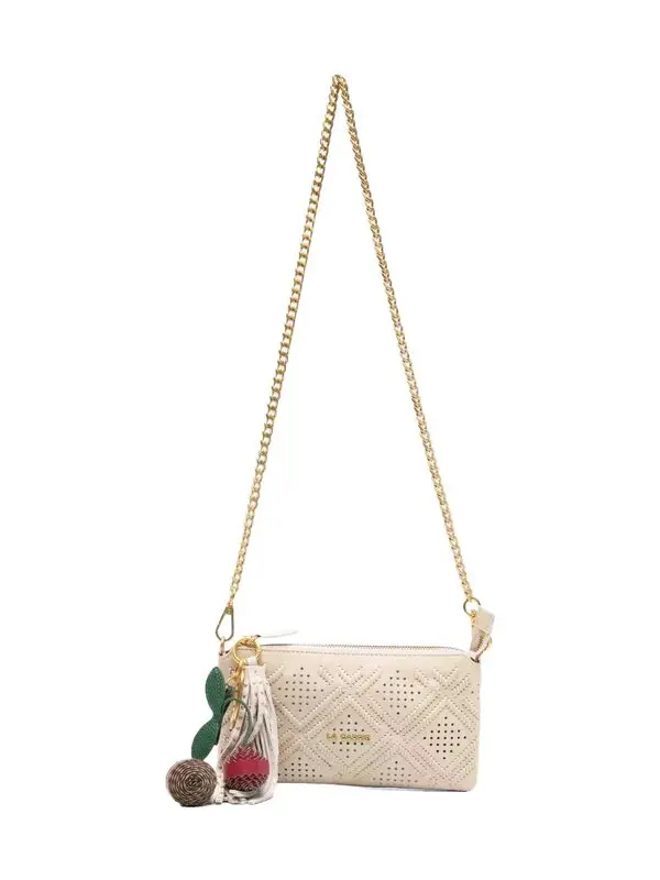 LA CARRIE Cherry-charm Cross Body Bag - Neutrals
