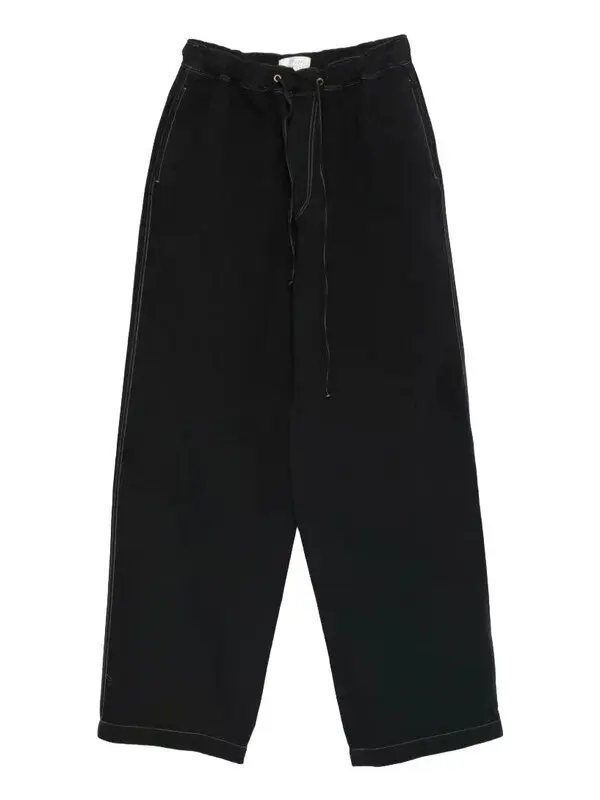Studio Nicholson Drawstring Trousers - Black