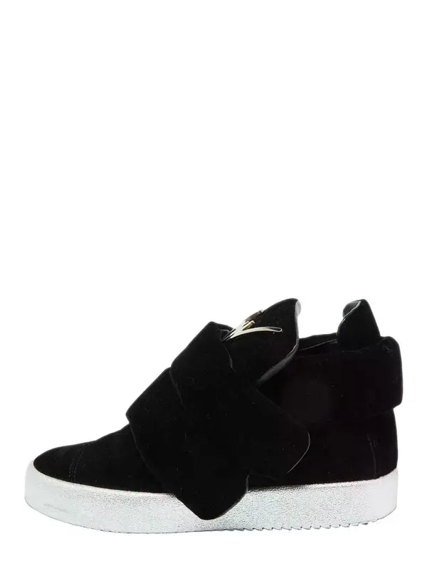 GIUSEPPE ZANOTTI Sneakers With Metallic Sole - Black