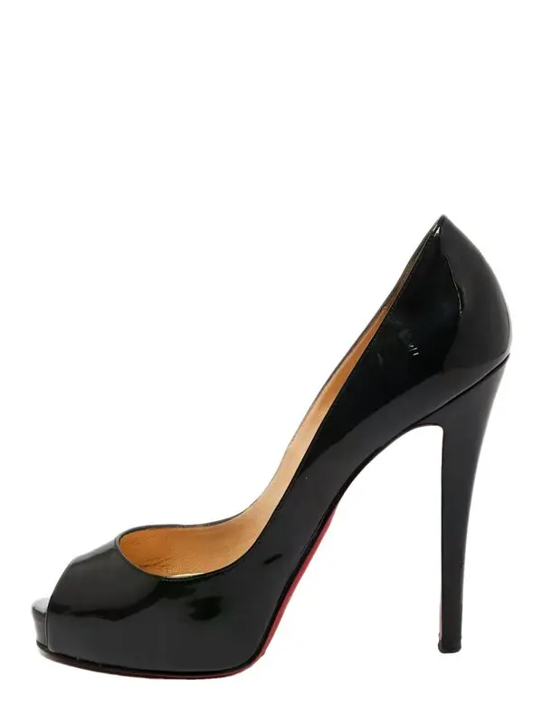 CHRISTIAN LOUBOUTIN Very Privé Peep-toe Pumps - Black
