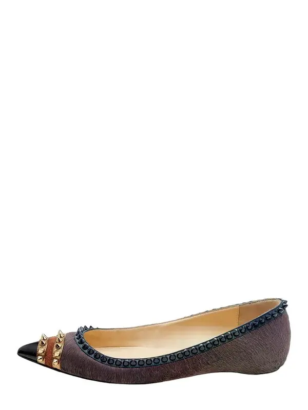 CHRISTIAN LOUBOUTIN Malabar Hill Ballet Flats - Purple