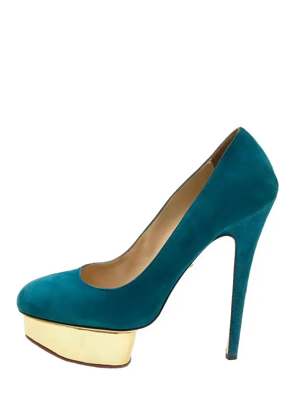 CHARLOTTE OLYMPIA 150mm Dolly Platform Pumps - Blue