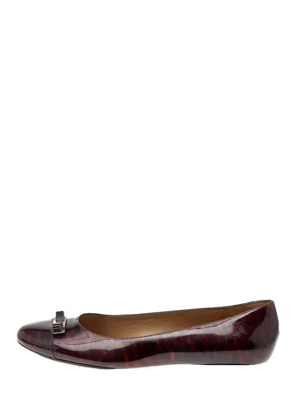 FERRAGAMO Vara Bow Ballet Flats - Red