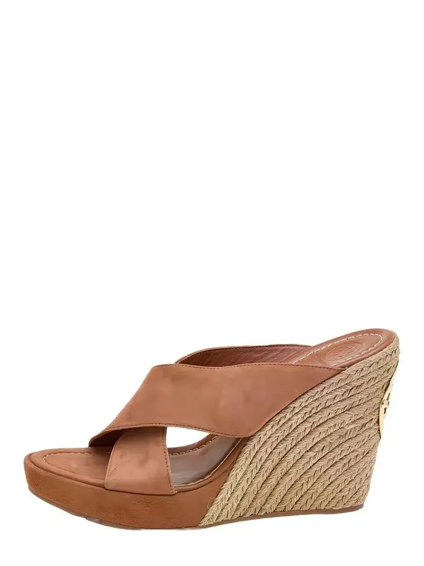 Tory Burch Bailey Wedge Espadrilles - Brown
