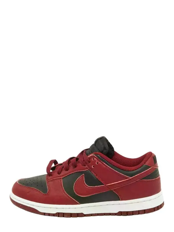 Nike Dunk Low-top Leather Sneakers - Red