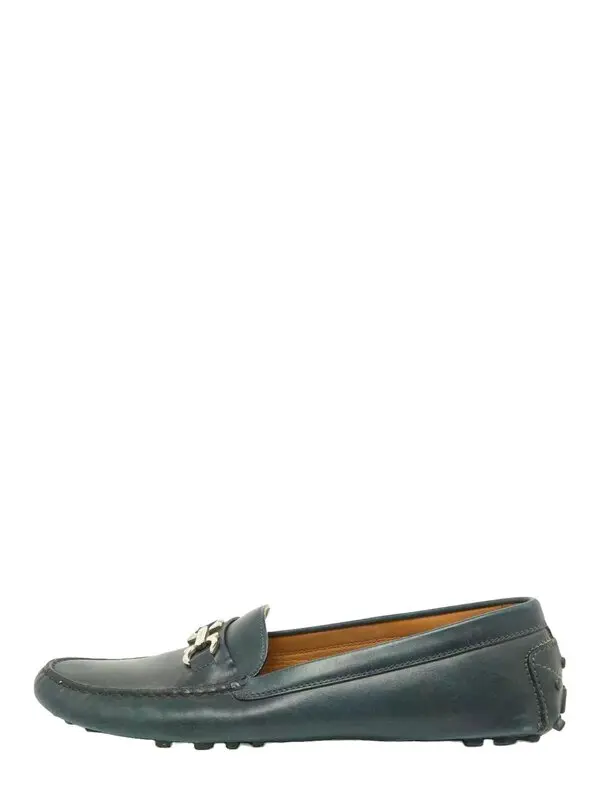 FERRAGAMO Gancini Loafers - Blue