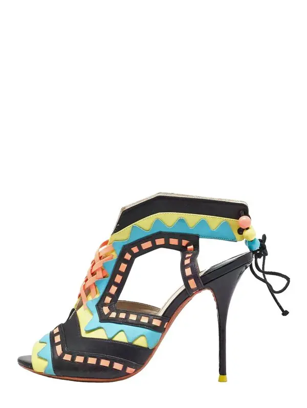 SOPHIA WEBSTER 115mm Riko Cut-out High-heel Sandals - Black