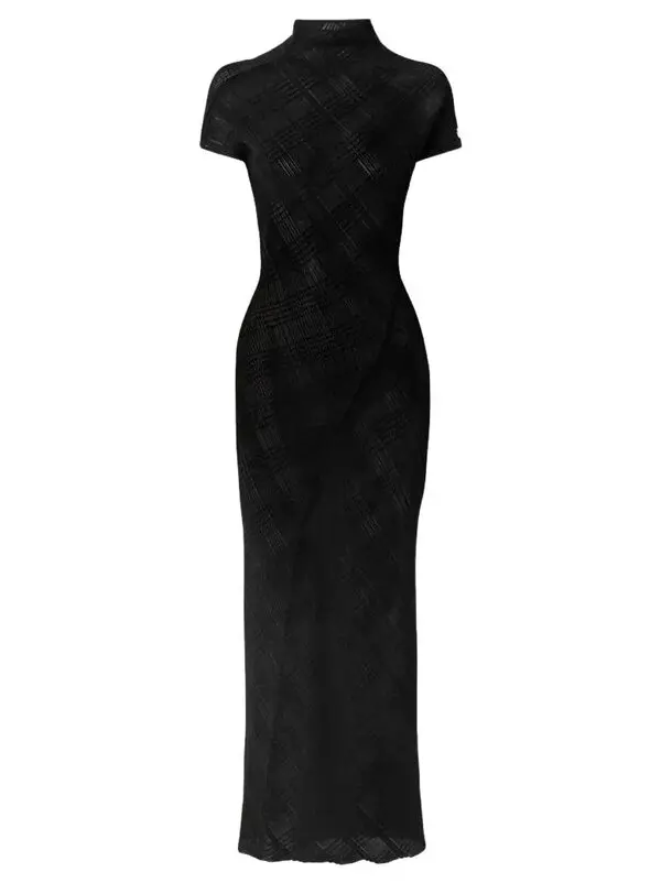 JEAN PAUL GAULTIER Short-sleeved Midi Dress - Black
