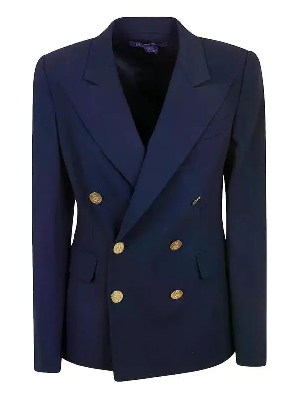 Ralph Lauren Camden Double-breasted Blazer - Blue